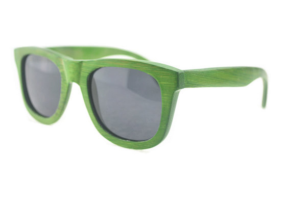 Custom Polarized Lense sunglasses wood frame Unisex Eco - Friendly
