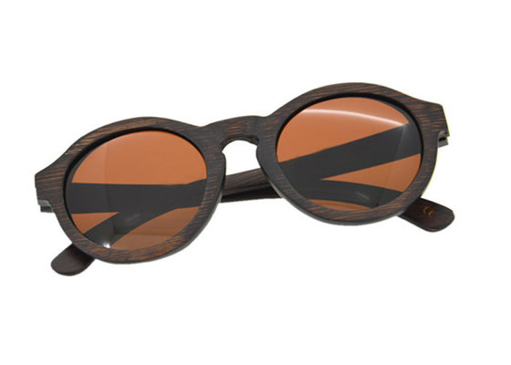 Fashionable Lady Size wooden prescription sunglasses With Logo