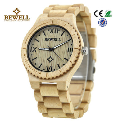Unique 100% Pure Natural Mens Ladies Wooden Watch Water Proof Non Toxic