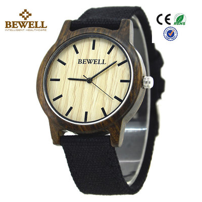 Black Sandalwood Original Custom Wood Watches Hand Made Japan Pc21 Movement