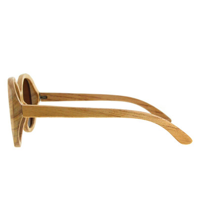 Eco Friendly Unsix Spring Bud Wood Frame Sunglasses Custom Polarized Lens