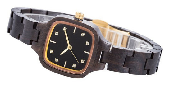 ODM Popular Wooden Womens Watches / Handmade Wood Watches For Ladies