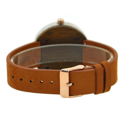 Mens Custom logo Marble Wrist Watches , stone face watch Leather band