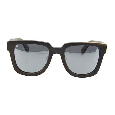 Fashion unisex black sandalwood wood sunglasses polarized UV 400 protection