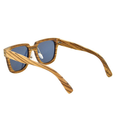 Handmade fashion zebra mens wooden sunglasses , woody sunglasses