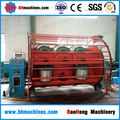 Energy save bare copper wire Separate Motor SKET Type Rigid Stranding Machine For Cable Assemblies