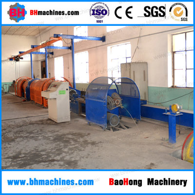 Copper wire production line for tubular cable strander machine bearing type tubular machine