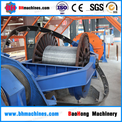Skip Strander 1+3 Skip Laying Machine-Drum 1250 mm Skip Type Stranding Machine for power cable 1250 mm