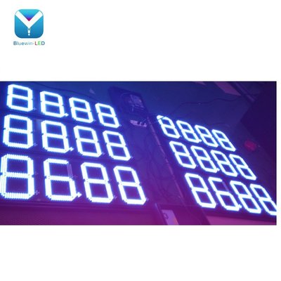Waterproof Red 7segment Digital led gas price sign led oil station display led fuel gasoline board panel
