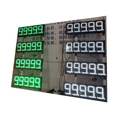 Outdoor 8inch 12inch 888.88 Gas Station Led Price Board For Petrol Station Display