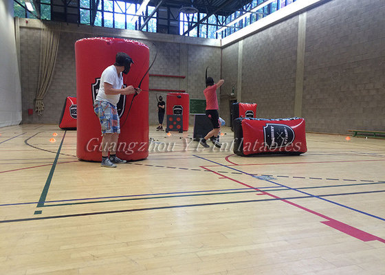 Outside Shooting Games Inflatable Bunker Paintball For Rental Business