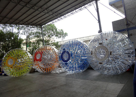 Eco - Environmental Fluorescent Inflatable Zorb Ball , Glowing Zorb Human Hamster Ball