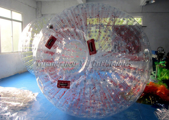Water Walking Inflatable Zorb Ball , Giant Hamster Ball For Humans 3.6m x 2.2m