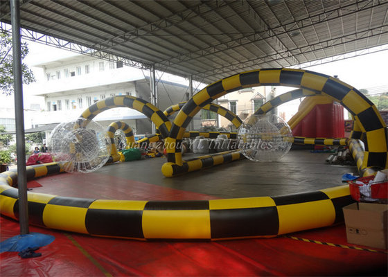 Outdoor Inflatable Games Traffic Park Portable Inflatable Quad Track Arenas