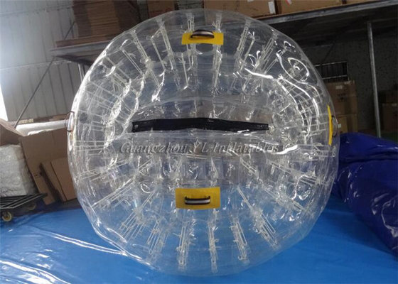 Transparent Double Layer Inflatable Water Toys Walking Water Ball With Germany Zips
