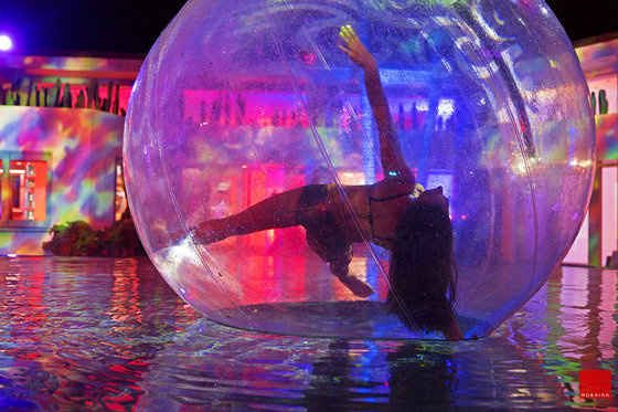 Wonderful Indoor Stage Clear Inflatable Dance Ball For Dancing