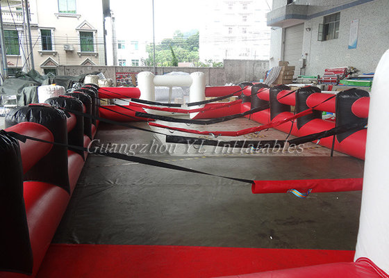 Custom Bumper Ball Inflatable Football Pitch 10*6 M Soap Soccer Field