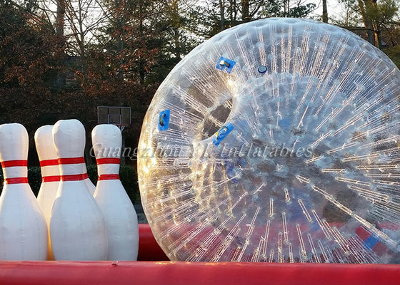 PVC Inflatable Zorb Ball With Human Bowling Balls
