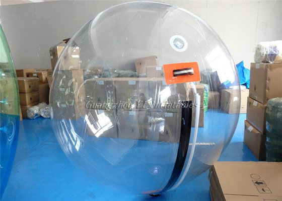 Outdoor 0.8mm PVC Clear Inflatable Water Walking Ball Giant Roller Ball Playing On Amusement Park