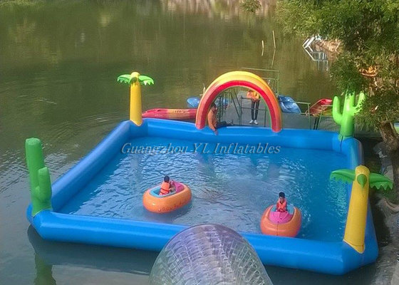 0.9mm PVC Rainbow Water Ball Pool for small boats