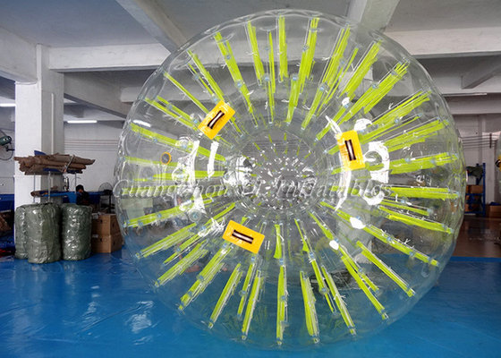 TPU 3m x 2m Shinning Inflatable Zorb Ball / Inflatable Rolling Ball For Bowling