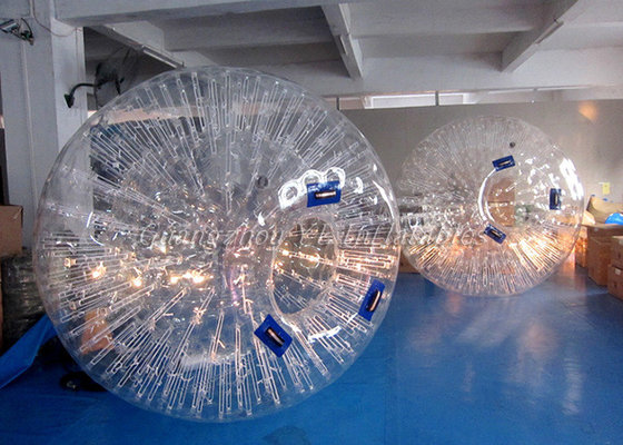 Double - Sectioned Zorb Orb Inflatable Hamster Ball For Humans 1.0mm PVC