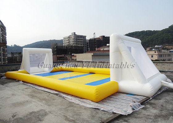 Blow Up Water Toys Inflatable Sports Field / Inflatable Soap Soccer Field