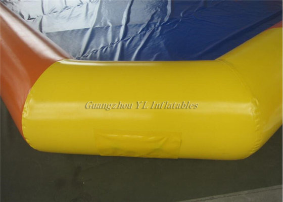 Inflatable Theme Park Colorful Water Ball Pool Notching 0.6mm / Above Ground Blow Up Pools