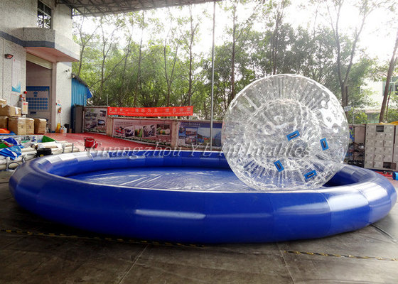 6m dia 8m dia Human Hamster Ball Pool Inflatable Above Ground Swimming Pools For Kids