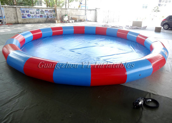 Rental Business Circle Water Ball Pool 6m Dia 8m Dia Inflatable Water Toys For Kids