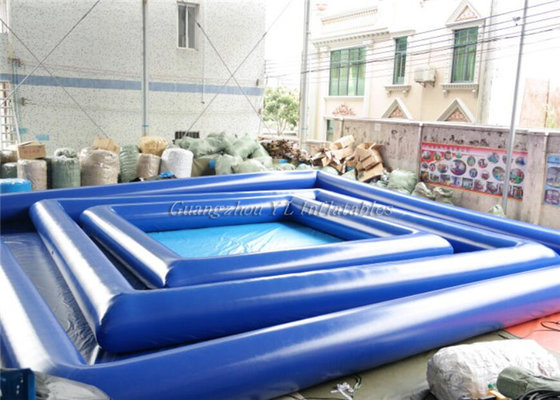 Outdoor Rectangular Water Ball Pool , Inflatable Above Ground Swimming Pools