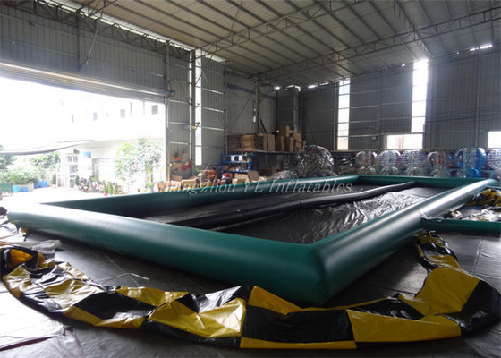 Park Zorb Ball Ramp , Straight Human Bowling Zorb Inflatable Race Track