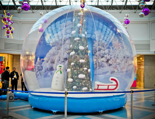 Airblown Inflatable Snow Globe Rental Inflatable Outdoor Christmas Decorations