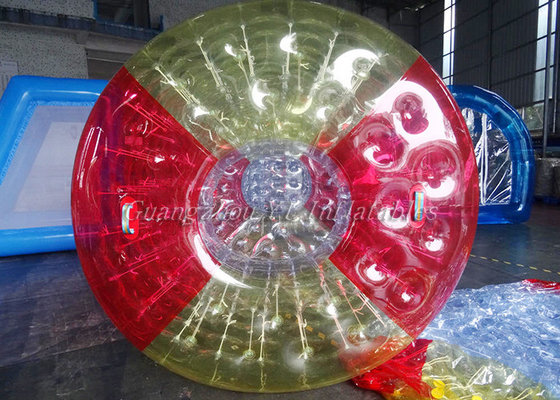 Amazing Sea Water Park Transparent Inflatable Roller Wheel 2.4x2.2x1.6m