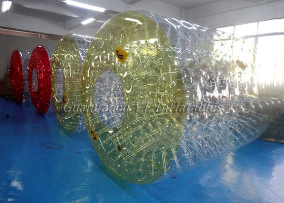 Outdoor Inflatable Games TPU Water Rolling Ball With Double Entrance