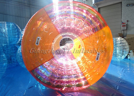 Durable Aqua Park Inflatable Water Roller , Outdoor Rolling Inflatable Ball