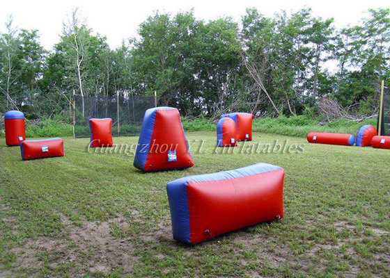 Printed Speedball Inflatable Bunkers Obstacle / Inflatable Paintball Field