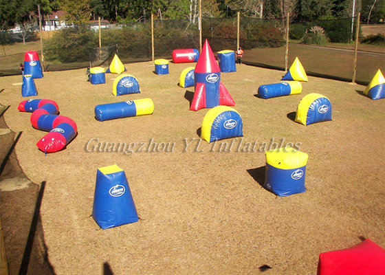 Commercial Inflatable Paintball Bunkers / Airups Bunkers For Advertising