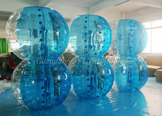 Half Color PVC Body Bubble Ball With Logo Printing