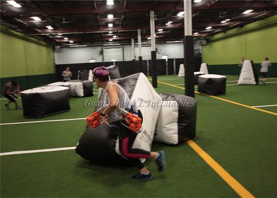 Amusement Park Paintball Inflatable Bunkers Military Tank / Indoor Paintball Field