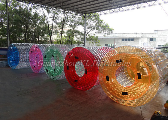 2-3m Length Pvc / Tpu Zorb Rolling Ball Durable Aqua Cylinder For Adults Kids