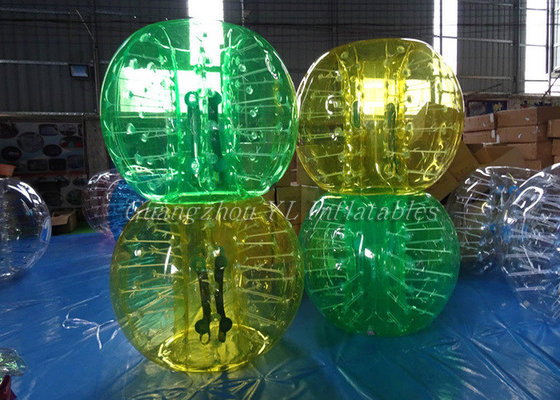 Half Color 1.55m 1.0 mm TPU Body Zorb Football /Bubble Ball For Adults