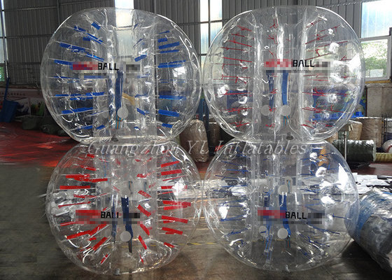 Fluorescent Glowing Body Bubble Ball Custom CLEAR Bumper Bubble Ball