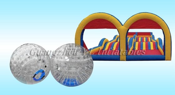 Attractive Giant Zorb Ball Ramp Popular Inflatable Race Track