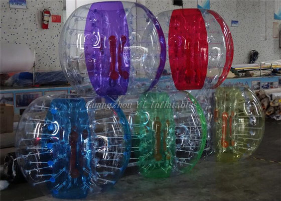 Custom Inflatable Beach Toys Crazy Body Bubble Ball Suit Waterproof