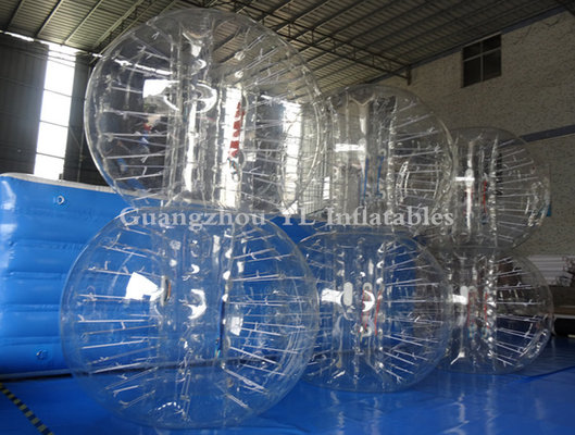 TPU Inflatable Adult Bubble Ball red blue orange clear