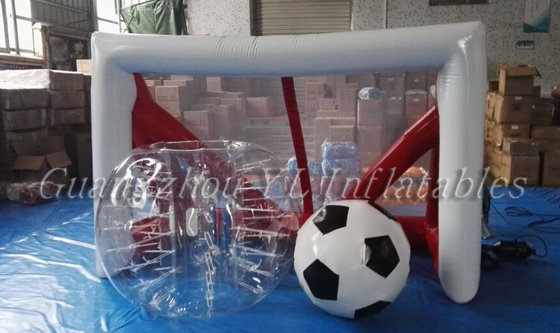 Blow Up Water Toys Inflatable Sports Field / Inflatable Soap Soccer Field