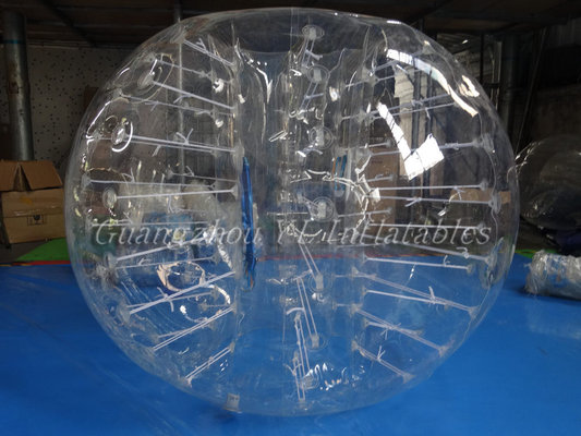 Full Transparent Human Inflatable Bumper Bubble Ball Soccer For Outdoor Games