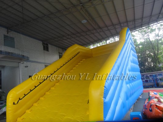 Inflatable Kids Toys Snow Field Blue Zorb Ball Race Track With Stopper