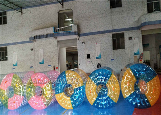 Commercial Grade TPU Inside Inflatable Water Roller For Lawn Swimming Pool Lake